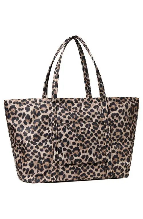 LOEFFLER RANDALL Dina Leopard Print Tote