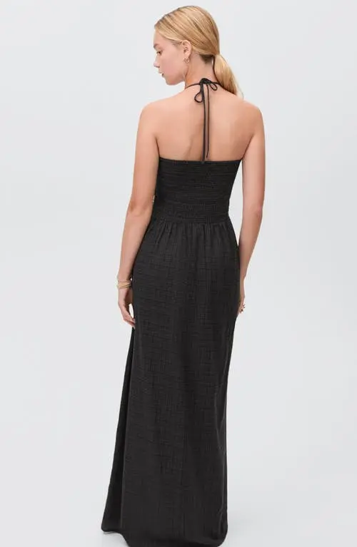 Mango Maxi Halter Dress