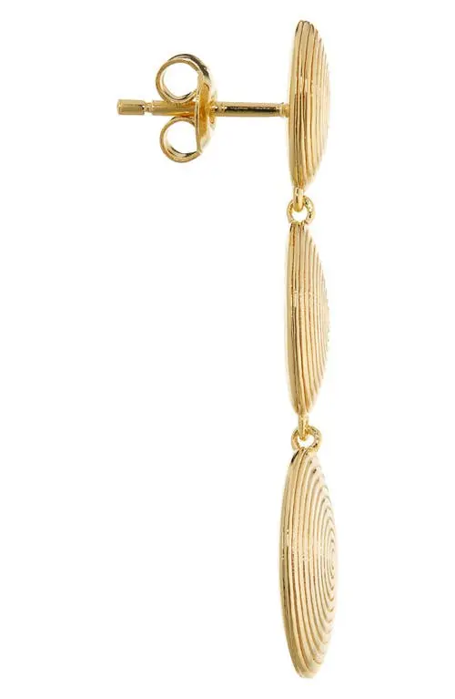 Lié Studio The Ruby Drop Earrings - Gold