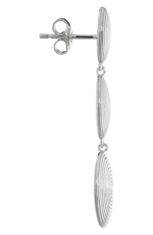 Lié Studio The Ruby Drop Earrings - Silver