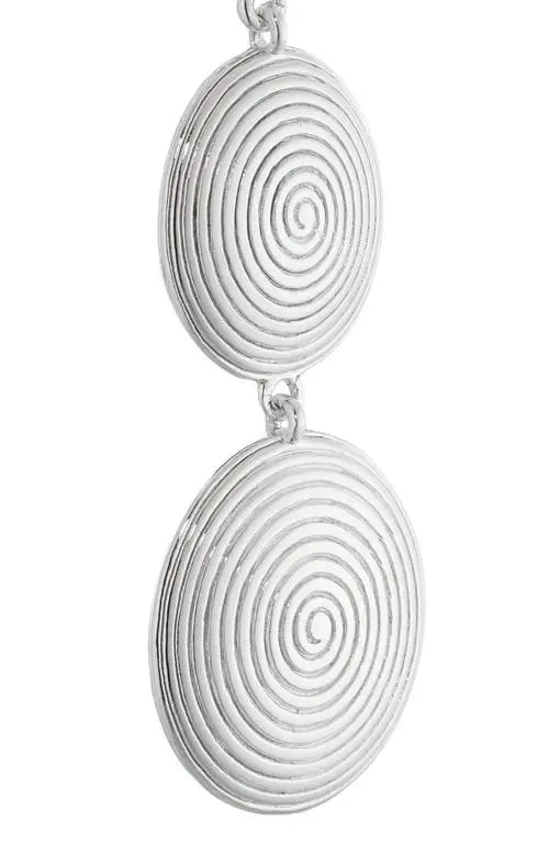 Lié Studio The Ruby Drop Earrings - Silver