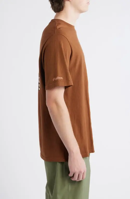 MALBON Bermuda Foraging Graphic T-shirt
