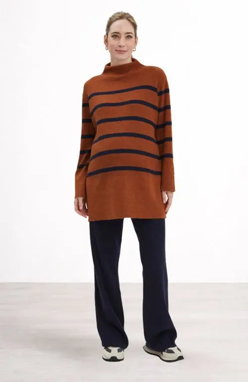 NOM MATERNITY Sarabeth Maternity & Nursing Striped Sweater