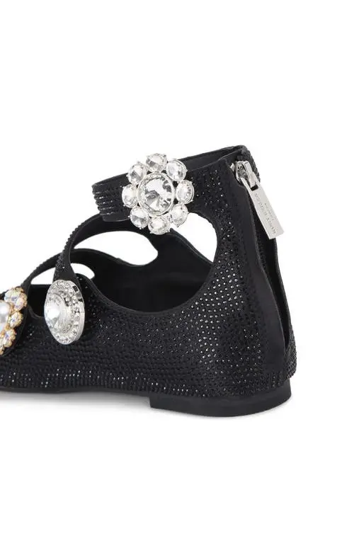 Kurt Geiger Ankle Strap Ballet Flats