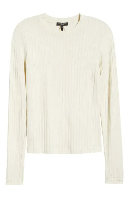Rag & Bone Natalia Slim Fit Rib Top