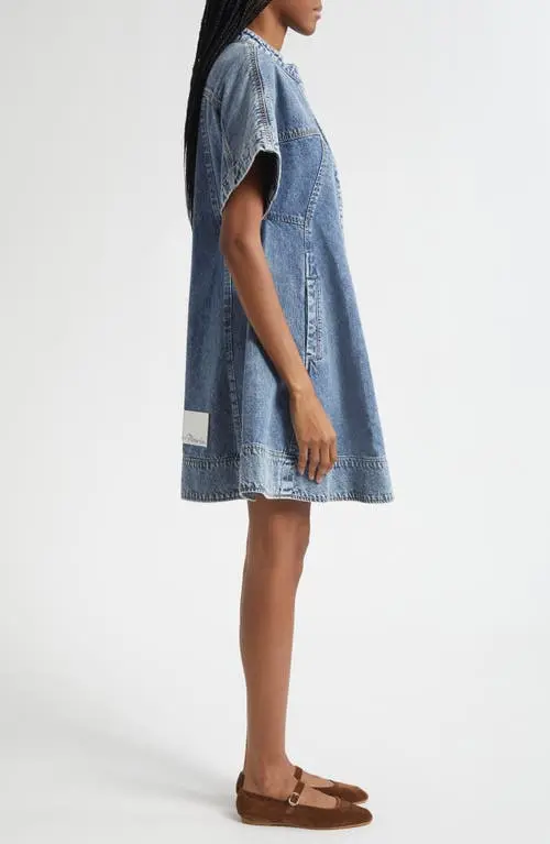 3.1 Phillip Lim Cotton Denim A-line Dress