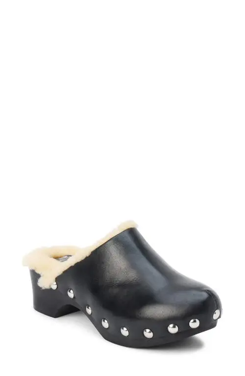 Matisse Mayfair Faux Shearling-lined Clogs - Black