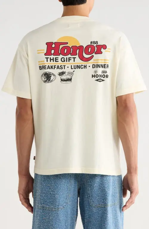 HONOR THE GIFT Honor Sign Cotton Graphic T-shirt - White