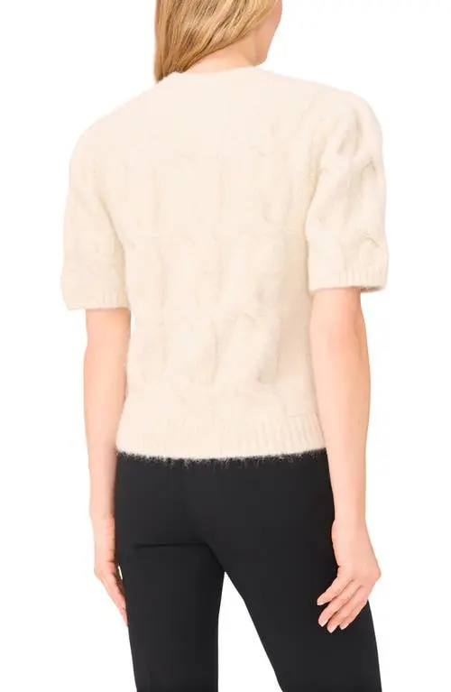 Ted Baker London Laila Cable Knit Short Sleeve Sweater