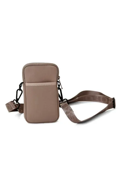 POP UPS BRAND Water Resistant Phone Crossbody Bag - Mocha