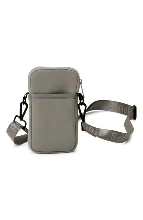 POP UPS BRAND Water Resistant Phone Crossbody Bag - Taupe