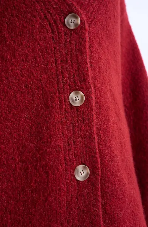 Topshop Easy V-neck Longline Cardigan