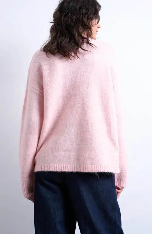Topshop Fluffy Boxy Crewneck Sweater