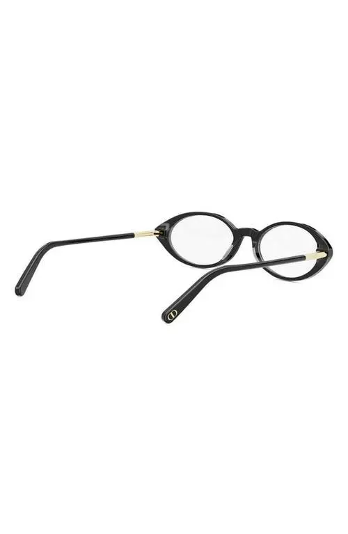 Dior Mini Cd O R8i 51mm Oval Optical Glasses
