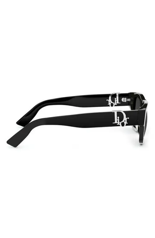 Dior Oblique S3i 52mm Rectangular Sunglasses