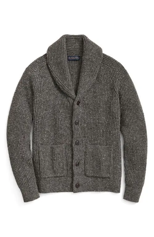 Brooks Brothers Classic Wool Shawl Cardigan