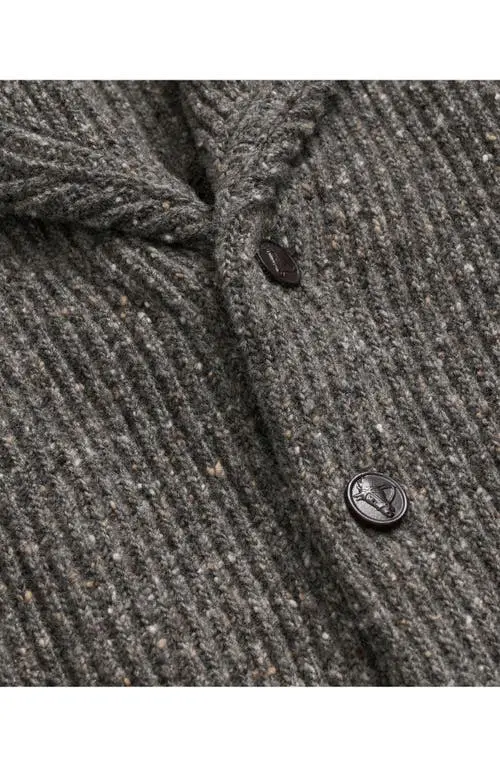 Brooks Brothers Classic Wool Shawl Cardigan