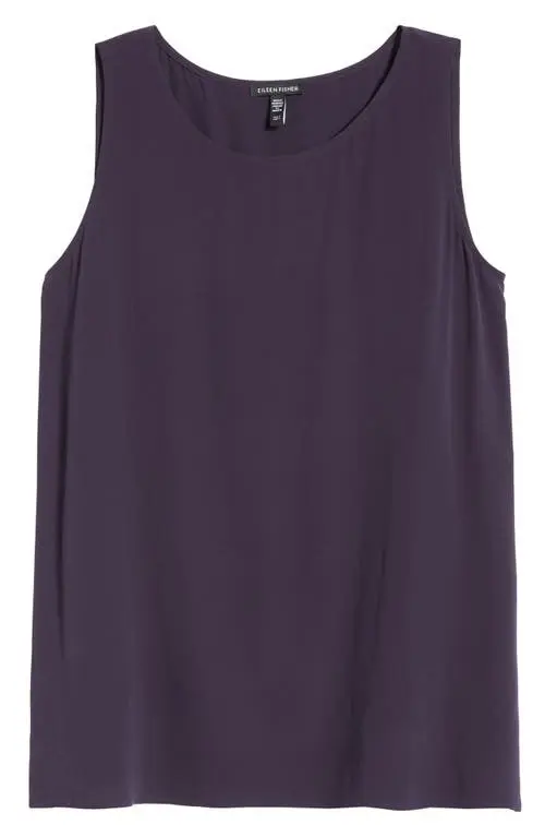 Eileen Fisher Sleeveless Silk Tunic Top