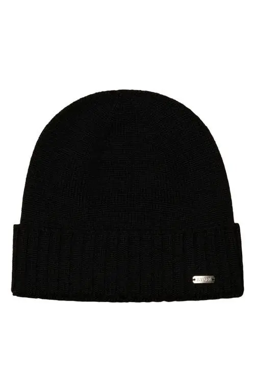 Eton Merino Wool Beanie - Black