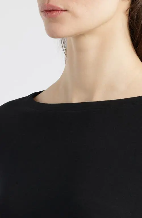 Eileen Fisher Bateau Neck Top