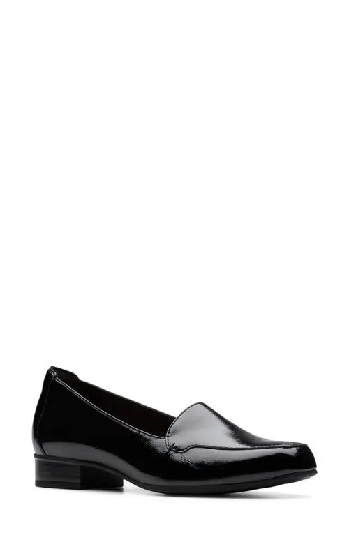 Clarks Krystine Lily Leather Pumps - Black Patent