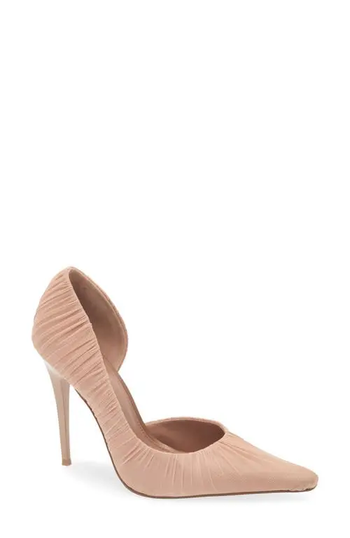 Steve Madden Elegant Pointed Toe D'orsay Pumps - Mocha