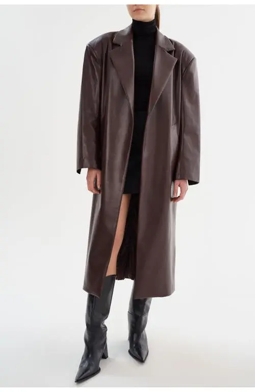 LAMARQUE Janelle Recycled Leather Coat