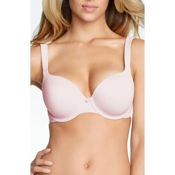 DOMINIQUE INTIMATES Maxine Seamless Full Figure T Shirt Bra - Cloud Pink