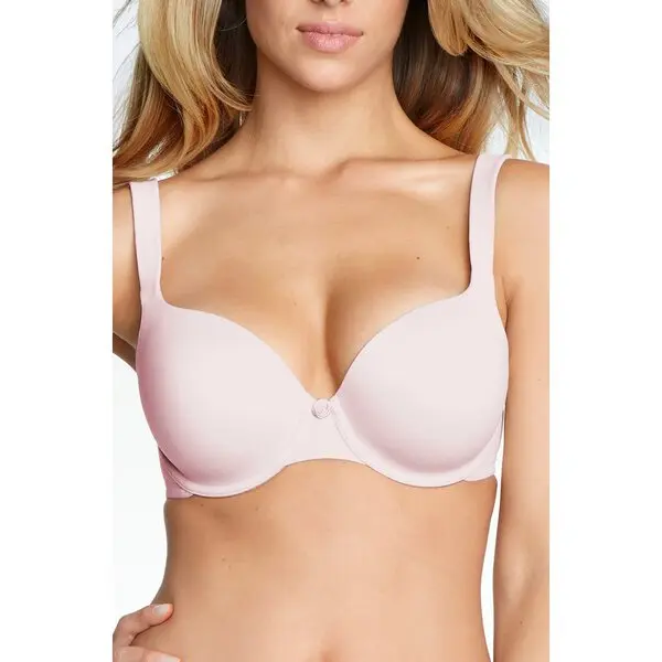DOMINIQUE INTIMATES Maxine Seamless Full Figure T Shirt Bra - Pink