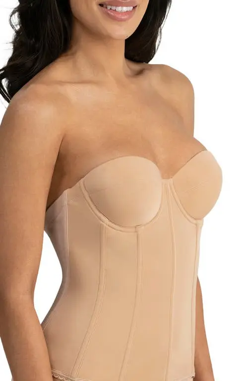 DOMINIQUE INTIMATES Brianna Strapless Corset - Mocha