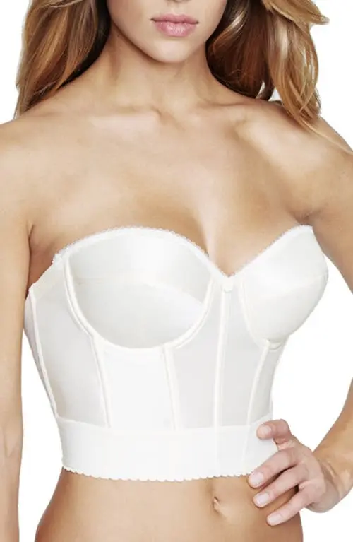DOMINIQUE INTIMATES Noemi Low Back Strapless Underwire Bustier - Ivory