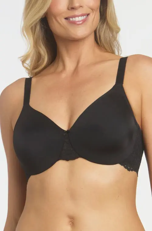 DOMINIQUE INTIMATES Lena Lace Seamless Ultra Comfort Minimizer Bra - Black