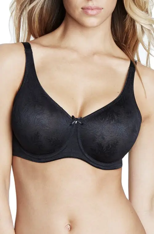 DOMINIQUE INTIMATES Lila Seamless Minimizer Bra - Black