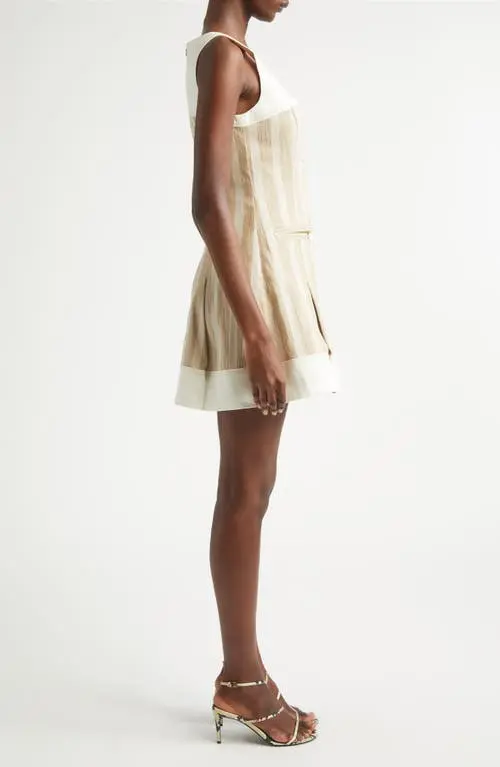 Ramy Brook Francesca Mixed Media Dress