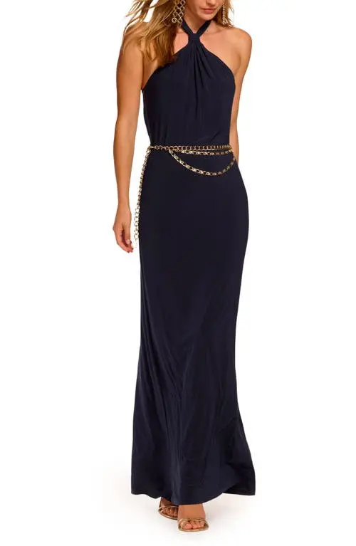 Ramy Brook Leora Maxi Halter Dress