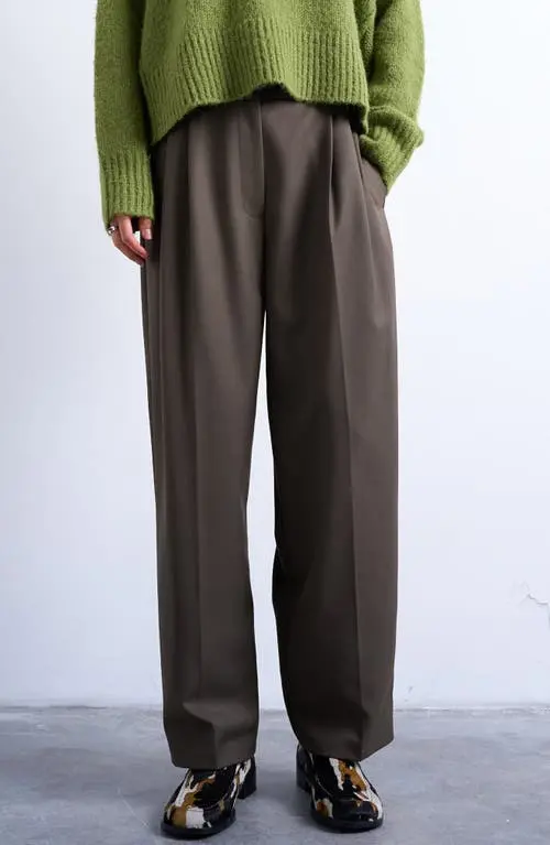 Topshop Slouchy Wide Leg Trousers