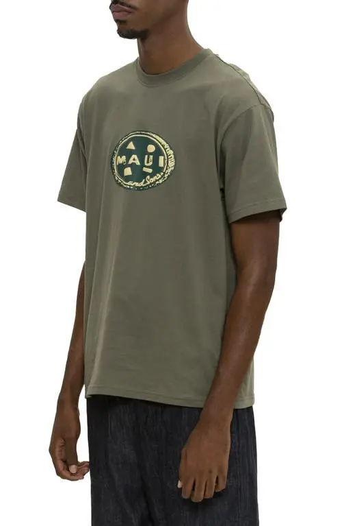 MAUI & SONS Impression Graphic Print Cotton T-shirt
