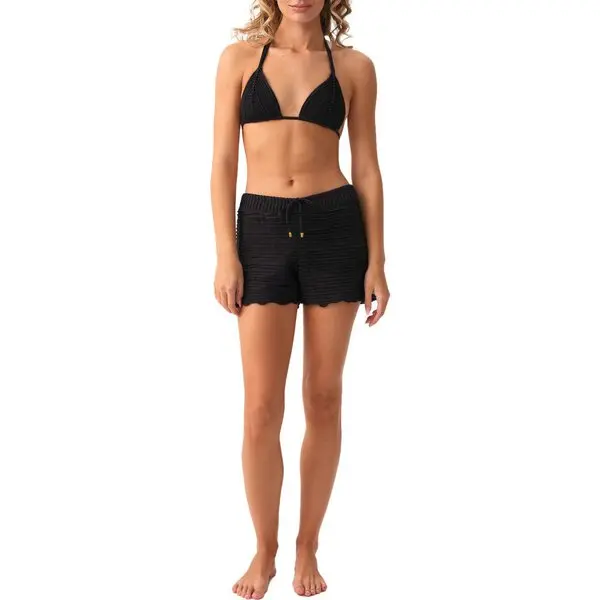 PQ SWIM Adele Drawstring Shorts - Midnight
