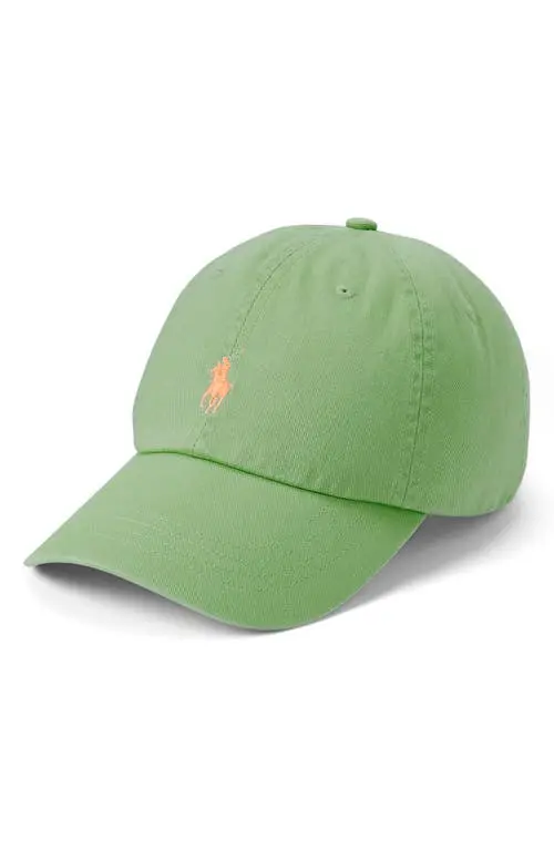 Ralph Lauren Cotton Chino Baseball Cap - Outback Green/c2451