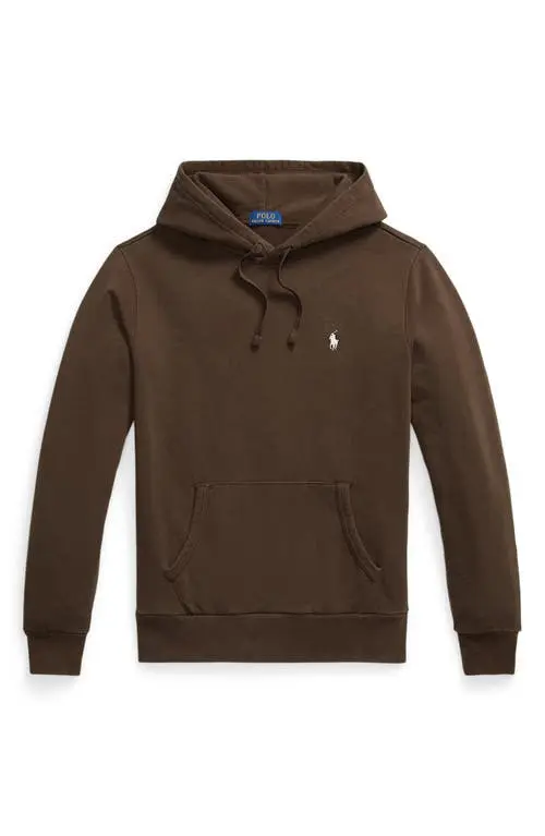 Polo Ralph Lauren Loopback Cotton Fleece Hoodie - Dark Beech