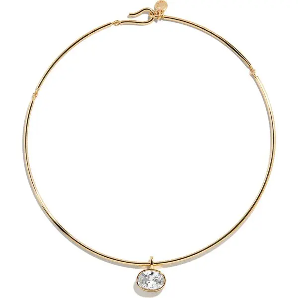 Baublebar Lexi Crystal Collar Necklace - Clear