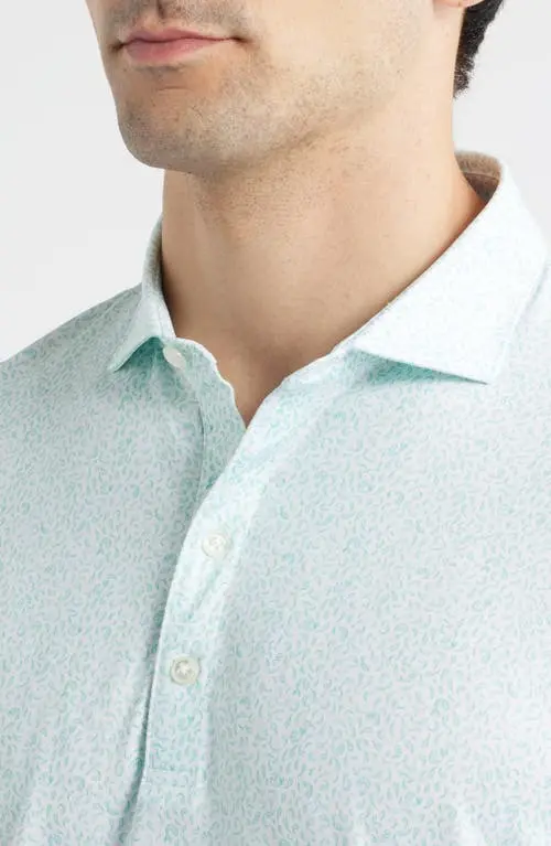 Johnnie-o Prawn Performance Jersey Polo - Cilantro