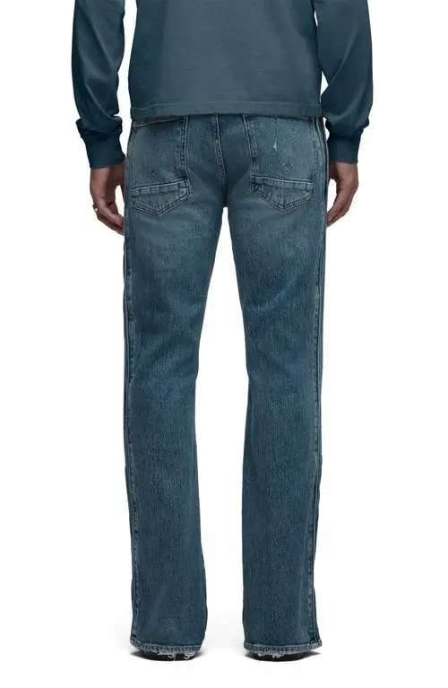 Hudson Jeans Walker Track Distressed Flared Jeans - Riverside