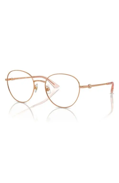 JIMMY CHOO 52mm Round Optical Glasses