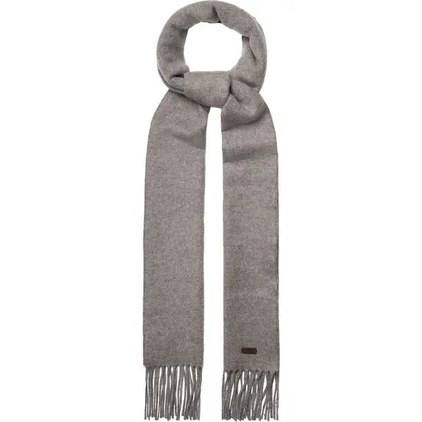 Eton Reversible Cashmere Scarf - Medium Brown