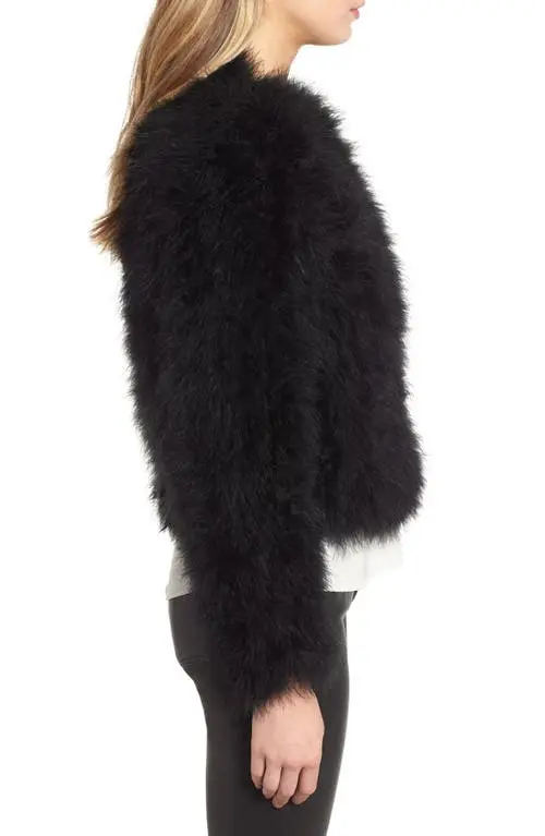 LAMARQUE Feather Topper Jacket - Black