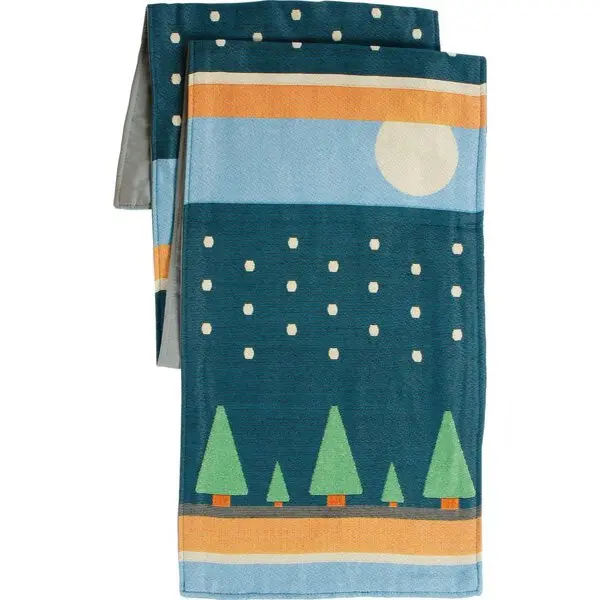 KAPLAN EARLY LEARNING COMPANY Winter Decorative Runner - Blue