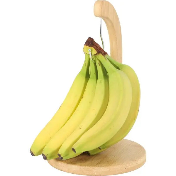 MEGACHEF Wood Banana Hanger - Bamboo
