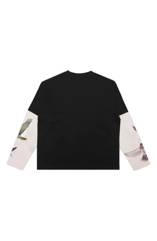 STUDENTS Tremonton Layered Look Graphic T-shirt
