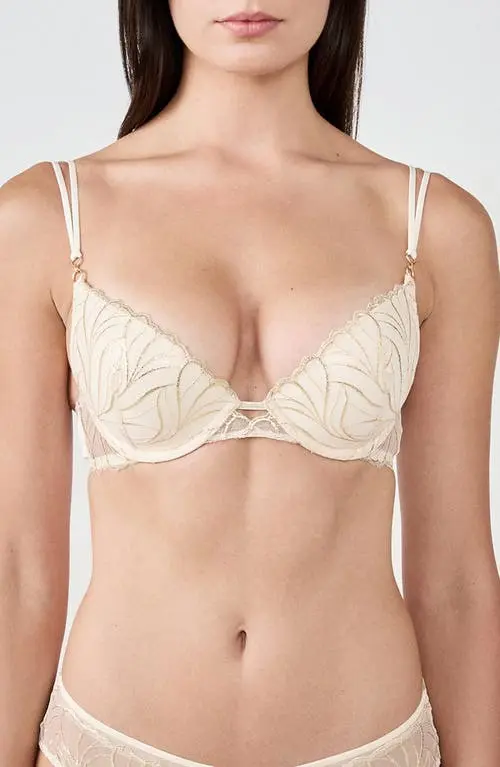 ETAM Envolee N°2 Classique Underwire Bra - Ivory/gold